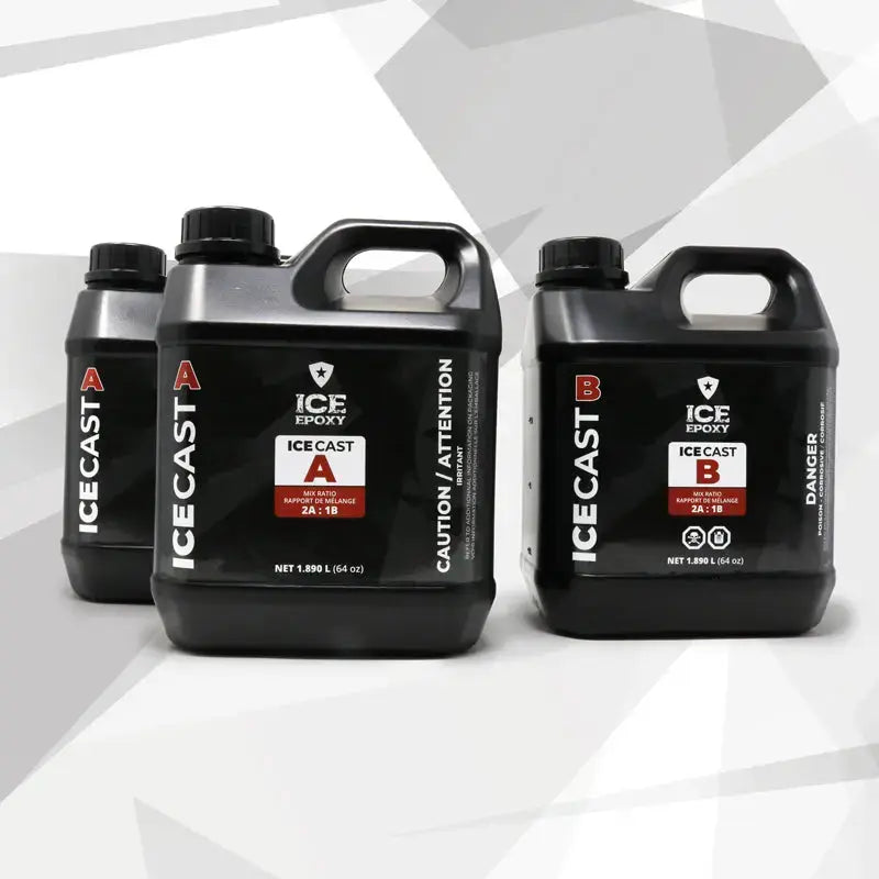 ICE-CAST Deep Pour Crystal Epoxy | #1 Choice of Woodworker – Ice Epoxy