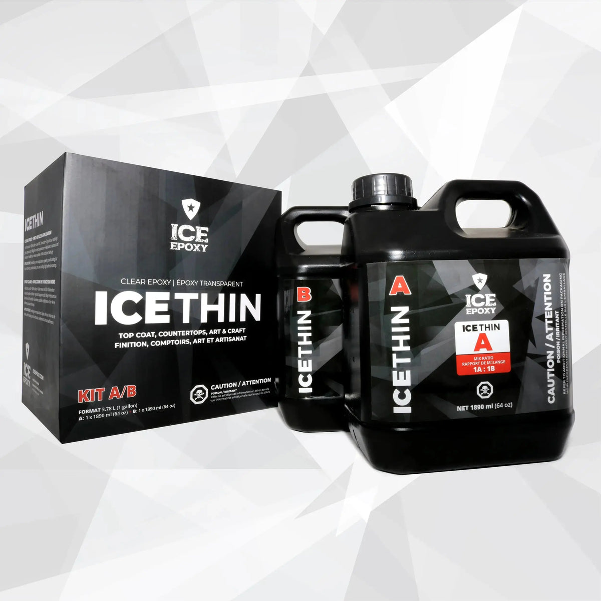 ICE-THIN Flood Coat Crystal Epoxy | #1 Choice of Woodworkers – Ice Epoxy